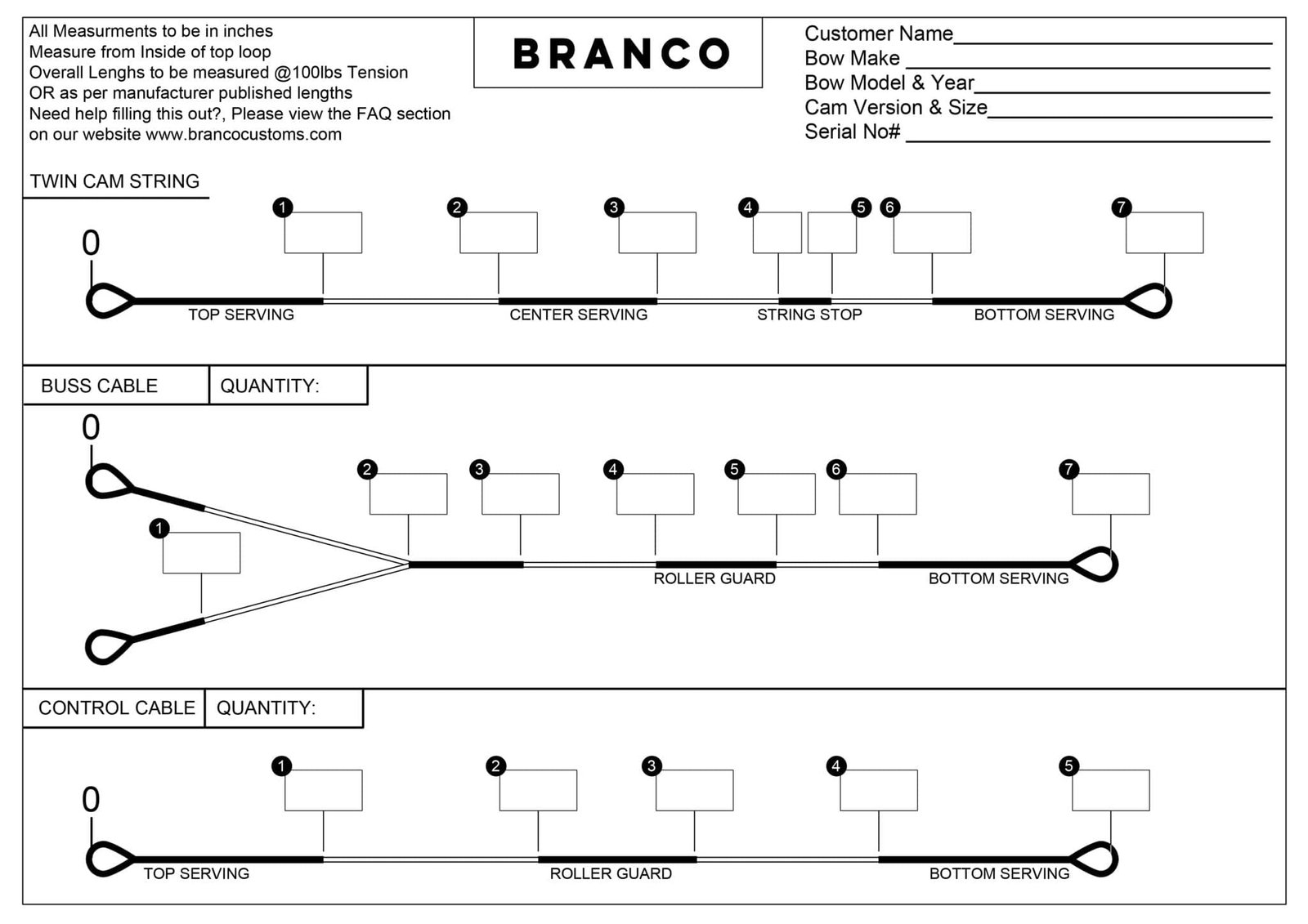 Compound Strings - Branco Customs